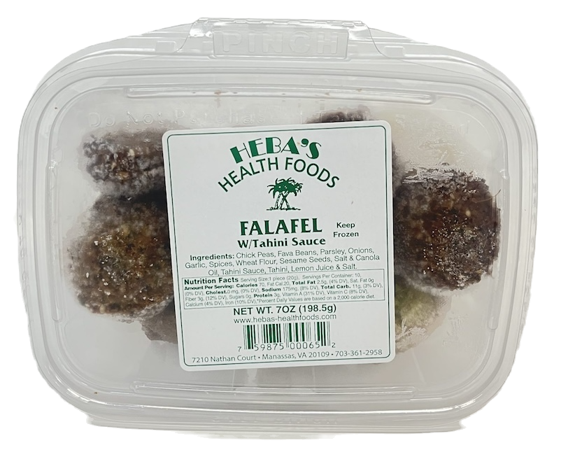 HEBA'S FROZEN FALAFEL W/TAHINI 20/12 PCS – Choice Foods